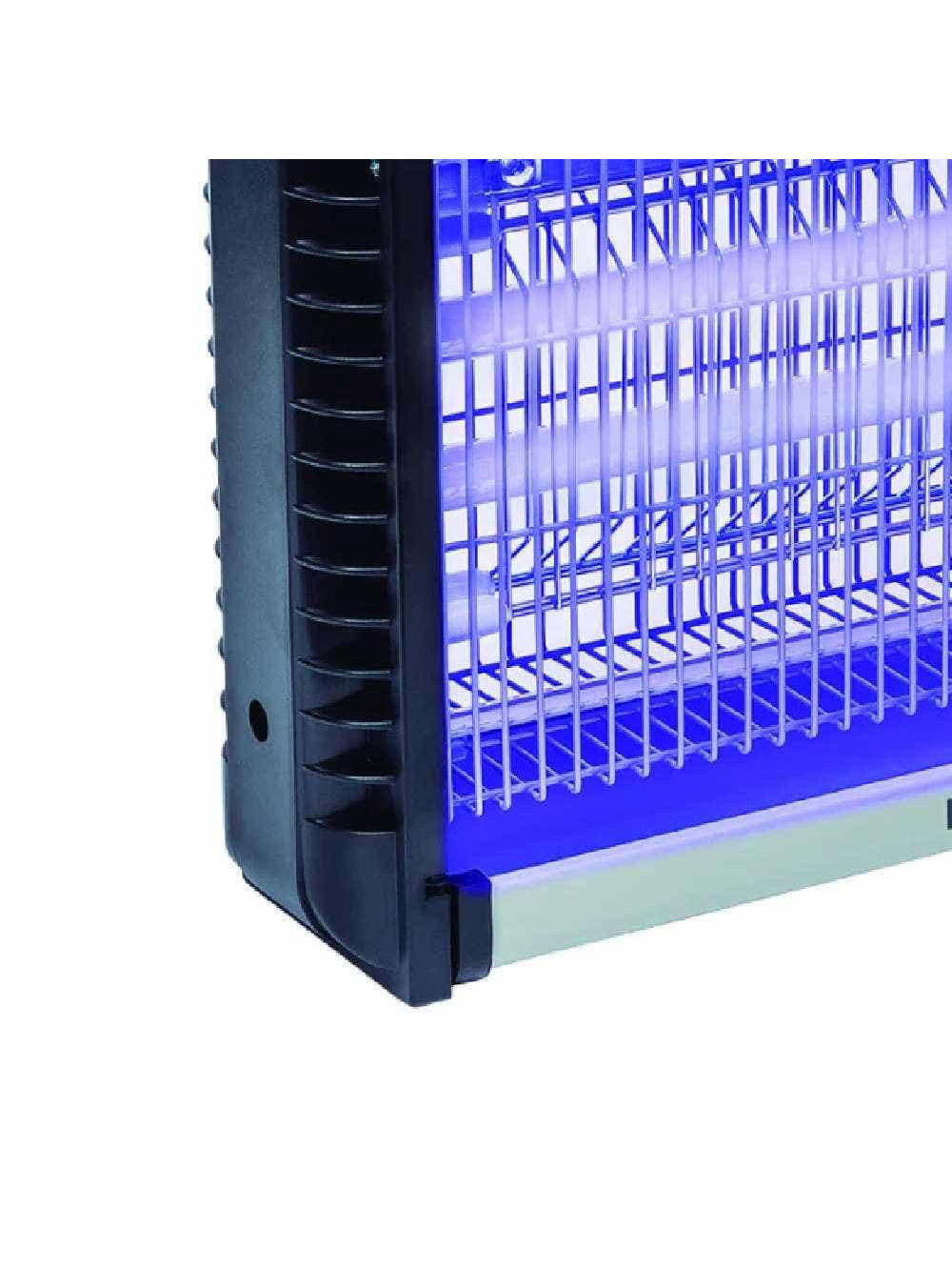 Mata Insetos Elétrico Profissional Prata e Preto 16W 127v ou 220v KALA ...