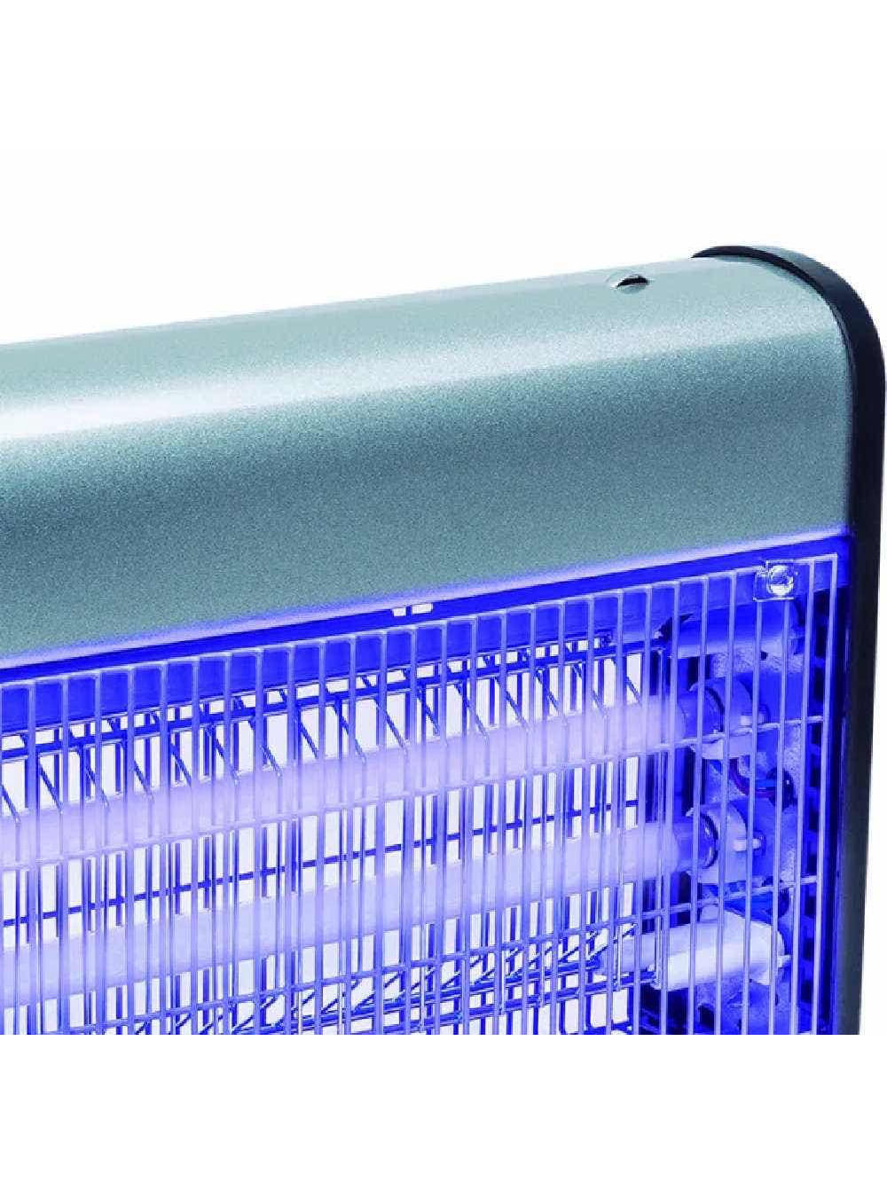 Mata Insetos Elétrico Profissional Prata e Preto 16W 127v ou 220v KALA ...